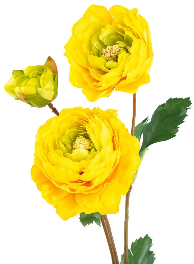 Uměla květina Pryskyřník, 42 cm