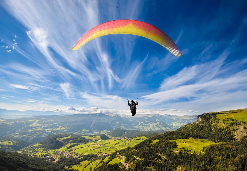 Fototapeta - Paragliding (245x170 cm)