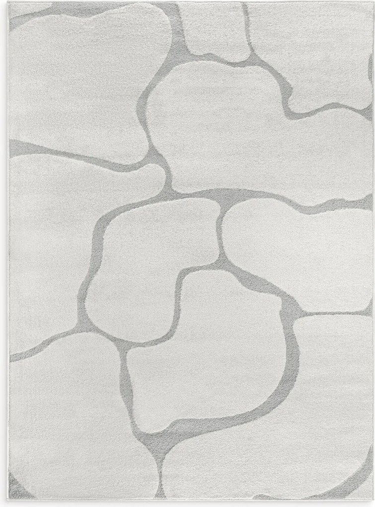Koberec Alba5, 120x170 cm, stříbrný