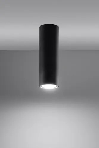 Stropní svítidlo SOLLUX Lagos 20cm GU10 1x40W bez zdroje SL.1001 černá
