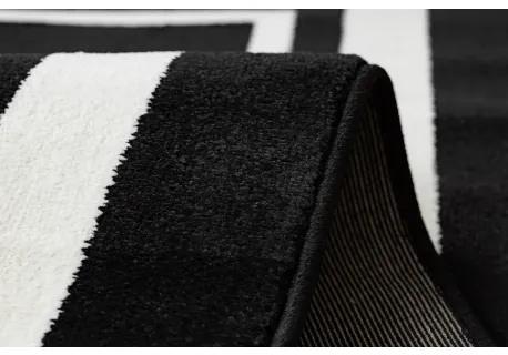 koberec HAMPTON Border rám, černý velikost 160x220 cm | krásné koberce cz