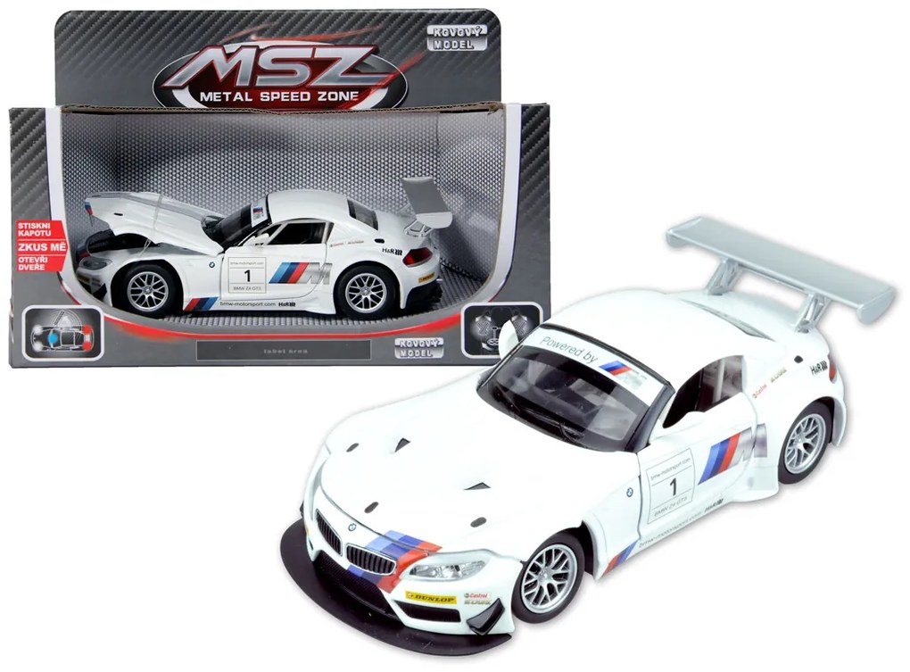 Kovový model - 1:24 BMW Z4 GT3