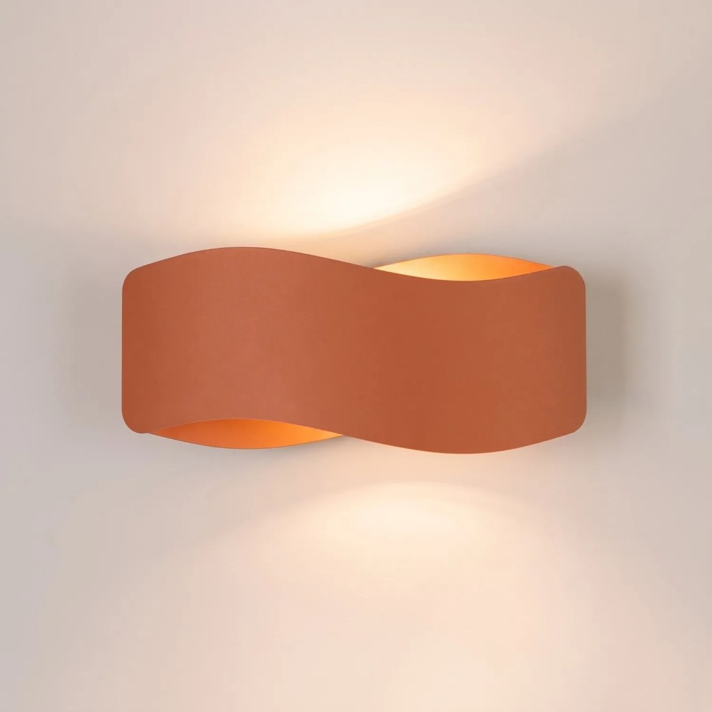 Sollux Lighting Nástěnné svítidlo TILA 30 okrově červené