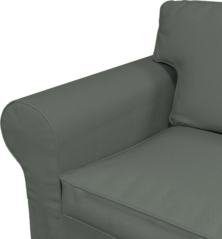 Potah na pohovku IKEA Ektorp 3-místná, nerozkládací barva zelená látka pletený vzor
