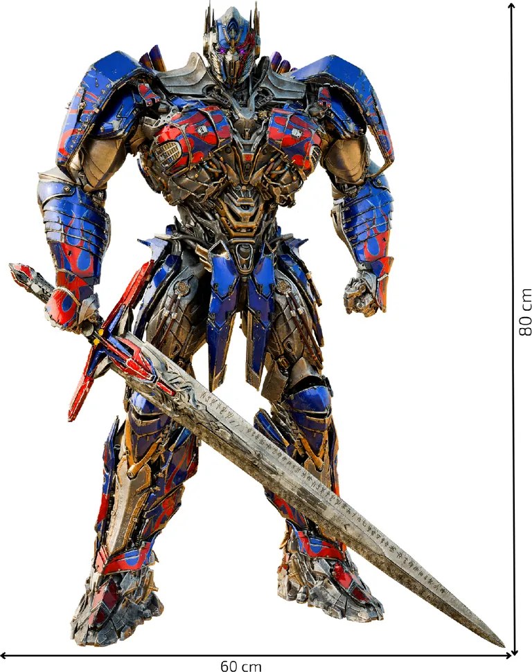 Textilní samolepka na zeď "Transformer - Optimus Prime"