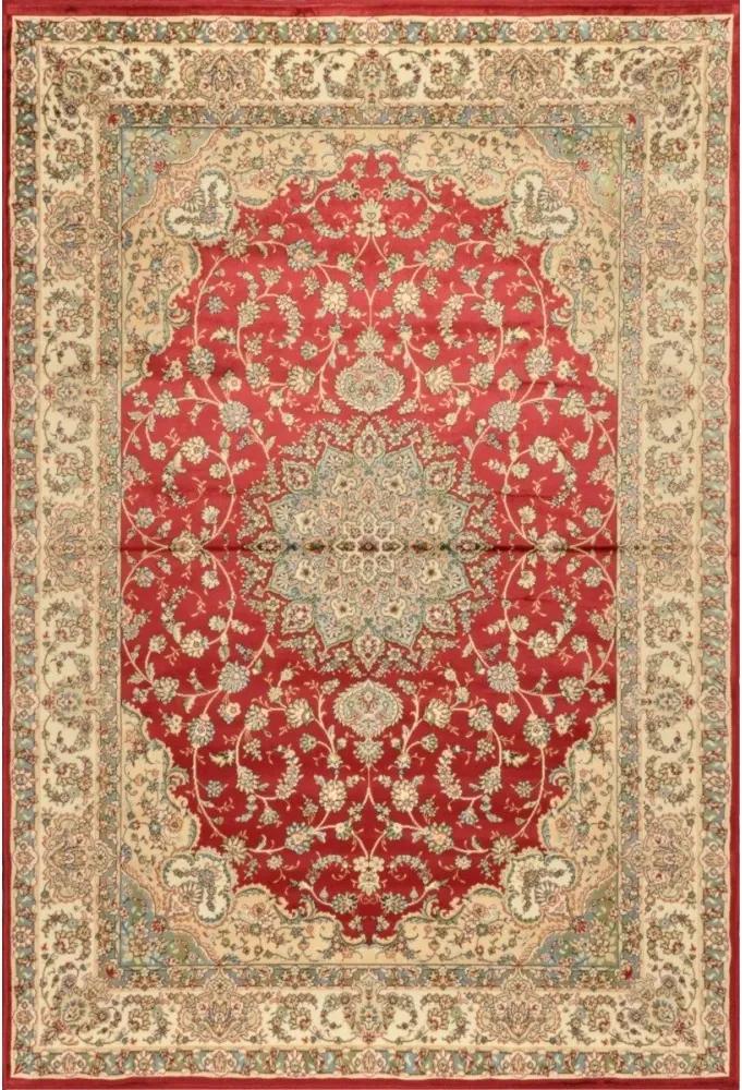 Přírodní kusový koberec Teheran 989-0477-6262 | květy Typ: 67x105 cm