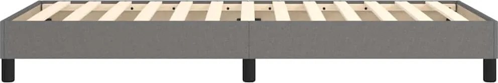 Rám postele s boxspringem tmavě šedá 80 x 200 cm textil 3120469