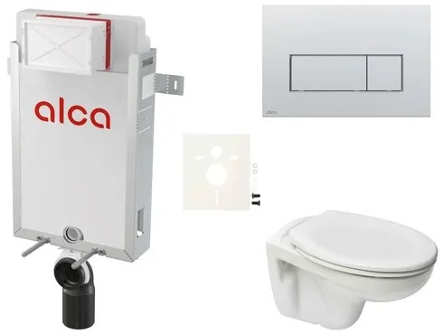 Cenově zvýhodněný závěsný WC set Alca k zazdění + WC Ceramia S-Line Pro SIKOAP9