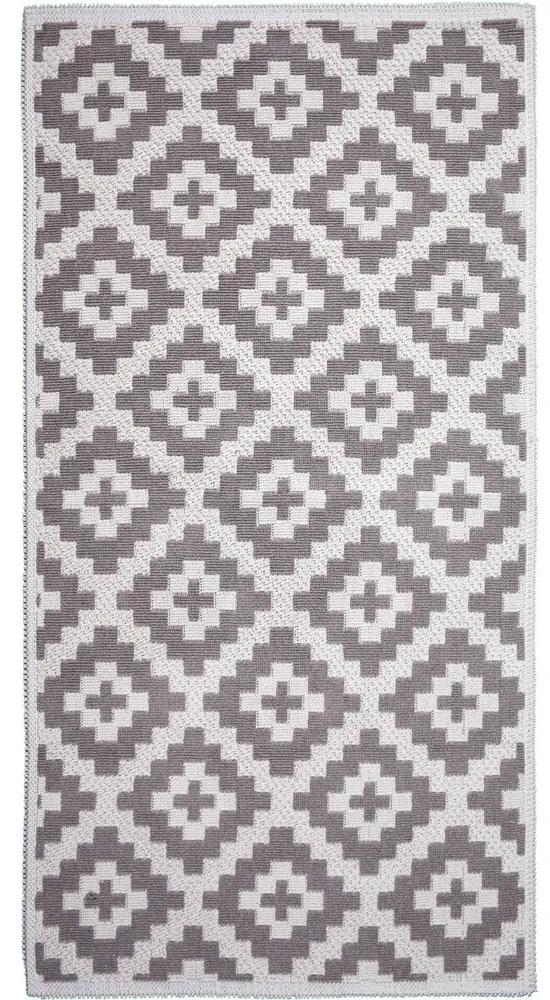 Béžový bavlněný koberec Vitaus Art, 100 x 150 cm