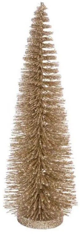Vánoční stromek dekorační, zlatý 36 cm