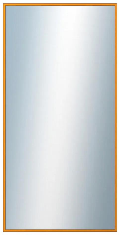 DANTIK - Zarámované zrcadlo - rozměr s rámem cca 50x100 cm z lišty Hliník oranžová | P269-217 (7269217)
