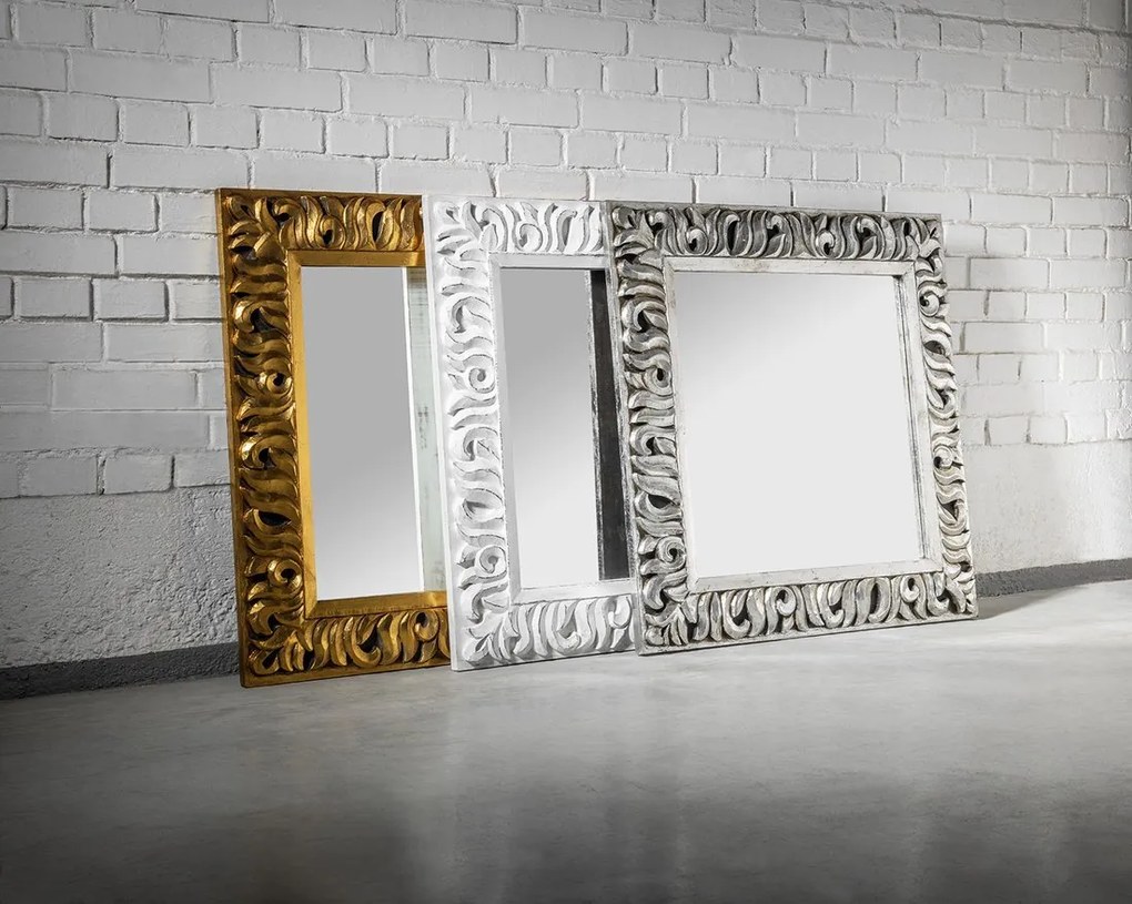 Sapho ZEEGRAS 90 x 90 cm IN395 zrcadlo v rámu bílá