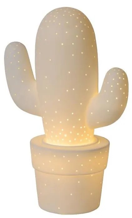 Lucide Lucide 13513/01/31 - Stolní lampa CACTUS 1xE14/40W/230V bílá LC1162