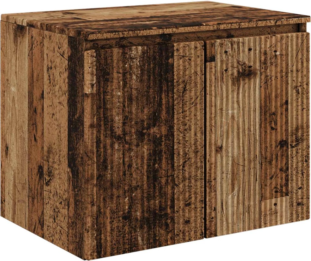 Sada koupelnových skříněk 3 ks Staré dřevo 49,5 x 44,5 x 66 cm 3405715