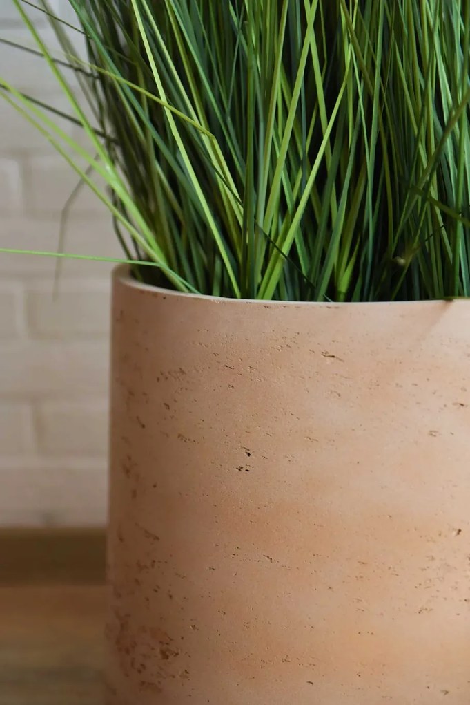 Květináč TROPICO, sklolaminát, výška 38 cm, oranžová