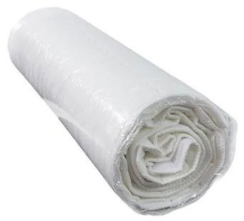 Kontinentální postel Junior Kamire 2, Rozměr postele: 100x200, Barva:: ekokůže Soft 017 (bílá) + Fresh 01