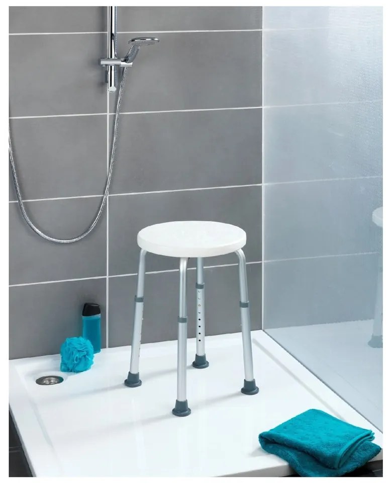 Stolička do vany či sprchy Wenko Bath/Shower Stool, 45 x 45 cm