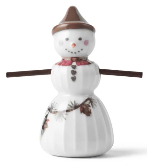 Vánoční porcelánová dekorace Snowgirl 8 cm Kähler