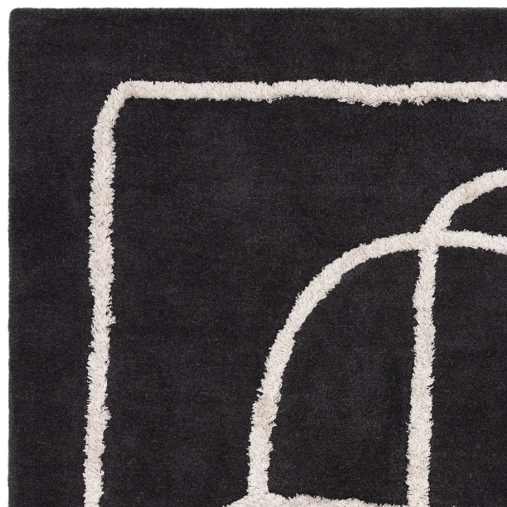 Tribeca Design Kusový koberec Sour Charcoal Rozměry: 120x170 cm