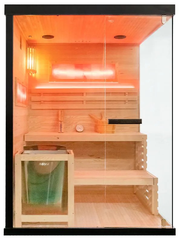 BPS-koupelny Finská sauna Relax HYD-4783 140x150, 3-4 osoby
