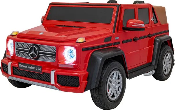 Elektrické autíčko Mercedes Benz MAYBACH G650 STRONG červené