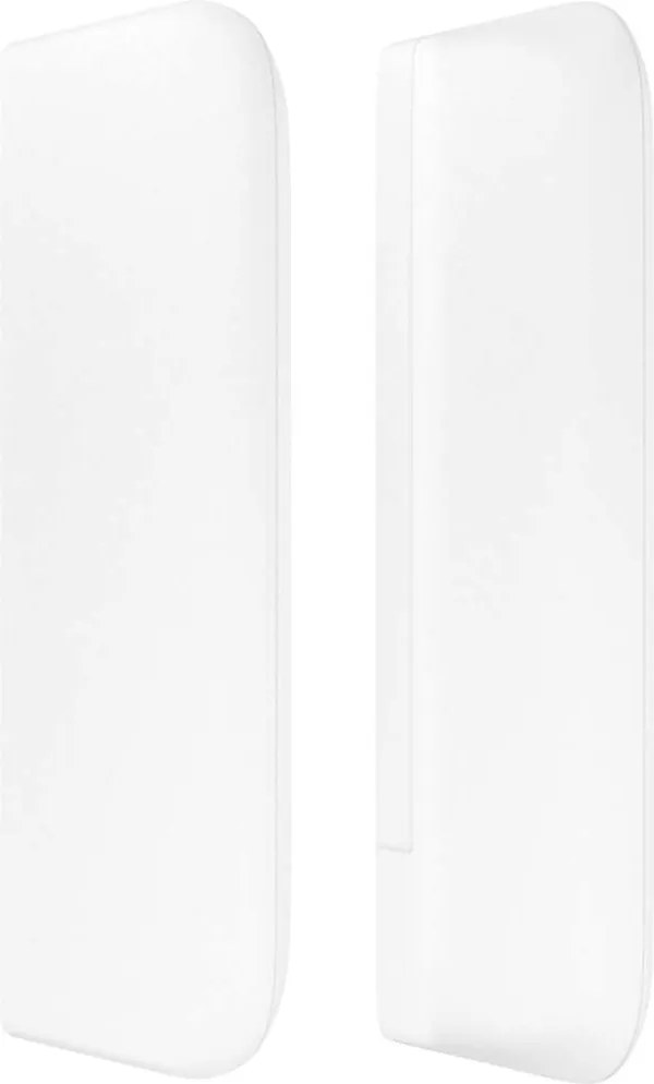 Čelo postele typu ušák bílá 93x16x78/88 cm umělá kůže 3118567