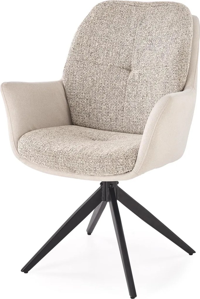 HALMAR K591 židle světle šedá