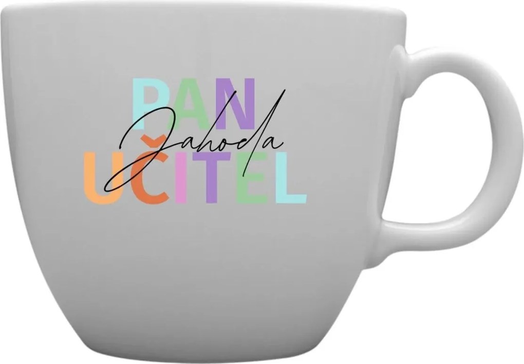 Personalizovaný MEGA XXL keramický hrnek 1 000 ml pro paní učitelku/pana učitele