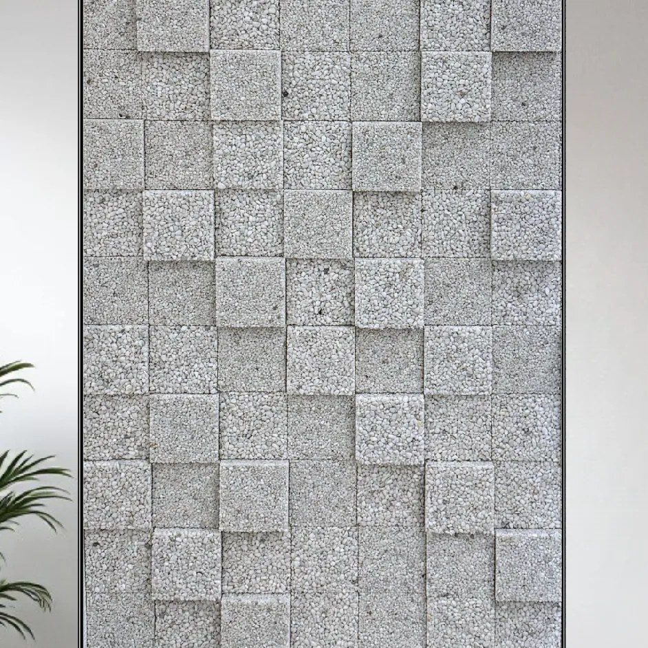 Báča Beton 3D kamenný obklad na stěnu Vzor kamene: Bianco Carrara