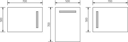 Nimco LED zrcadlo 500x700