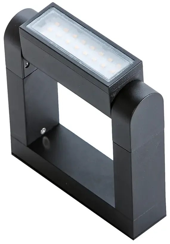 LED vnější nástěnné osvětlení Frame tmavě šedé