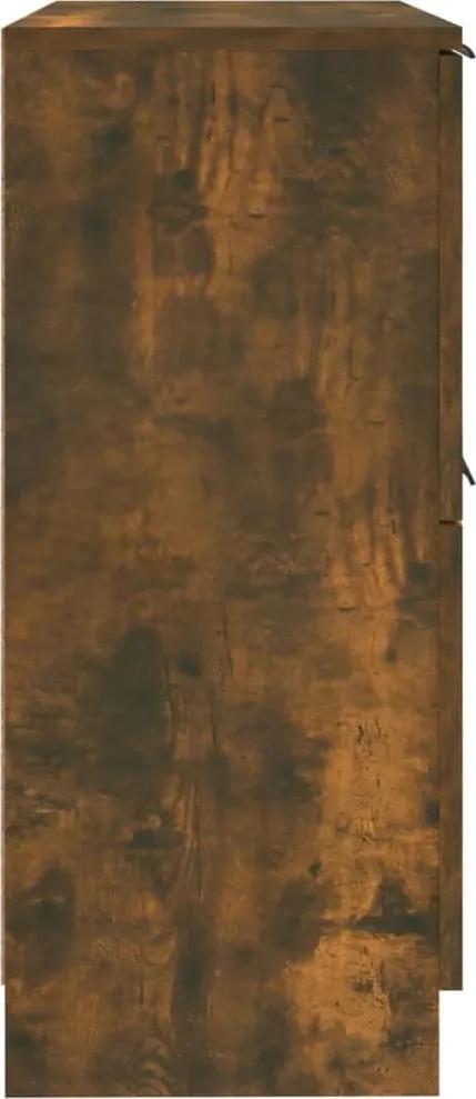 vidaXL Příborníky 2 ks 30 x 30 x 70 cm kompozitní dřevo [817019] Barva: hnědý dub