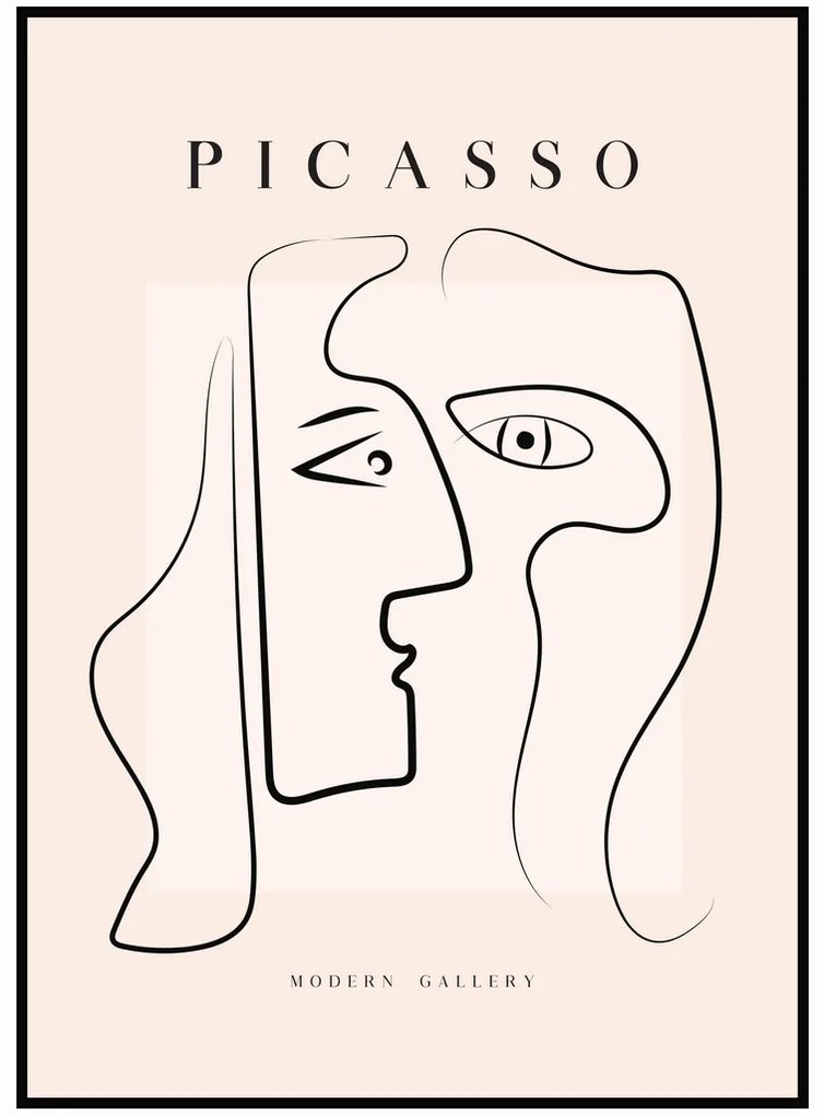 Pablo Picasso - Obličej 40 x 50 cm