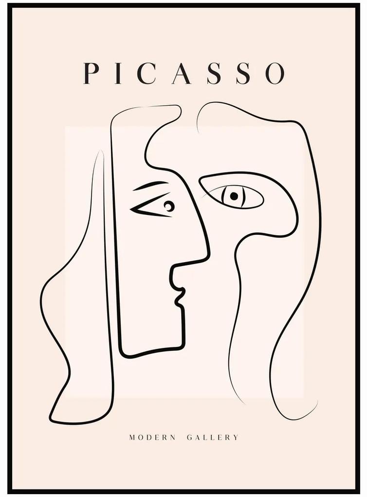 Pablo Picasso - Obličej A4 (21 x 29,7 cm)