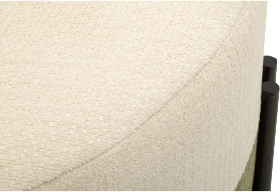 Khaki/krémový taburet Modern Style – Mauro Ferretti