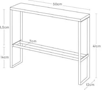 Kovový stojan na přezůvky v černo-přírodní barvě Tower – YAMAZAKI