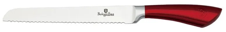 Berlingerhaus nůž na pečivo 20 cm burgundy metallic line BH-2327