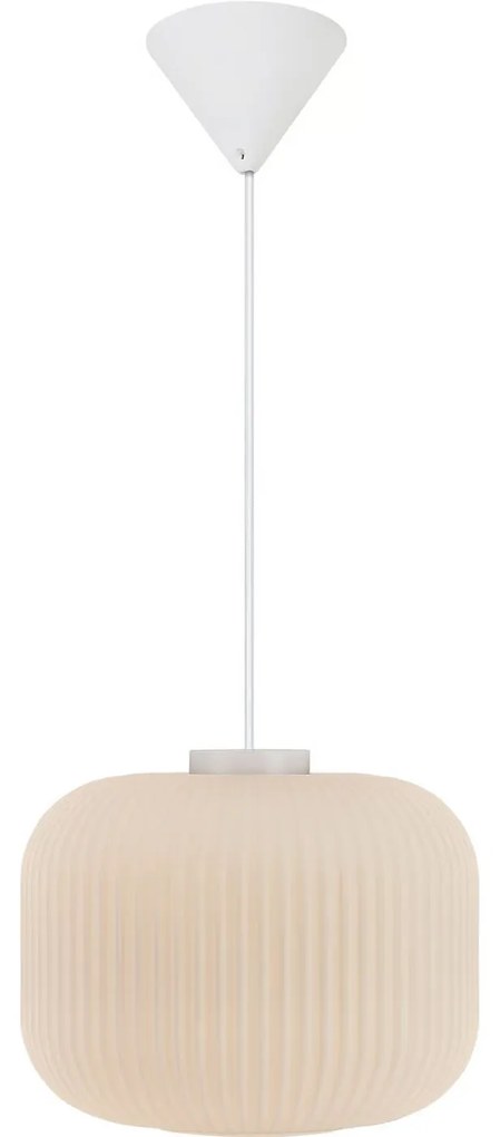 Závěsný lustr z opálového skla Milford pro žárovku E27 ø30cm  - Nordlux