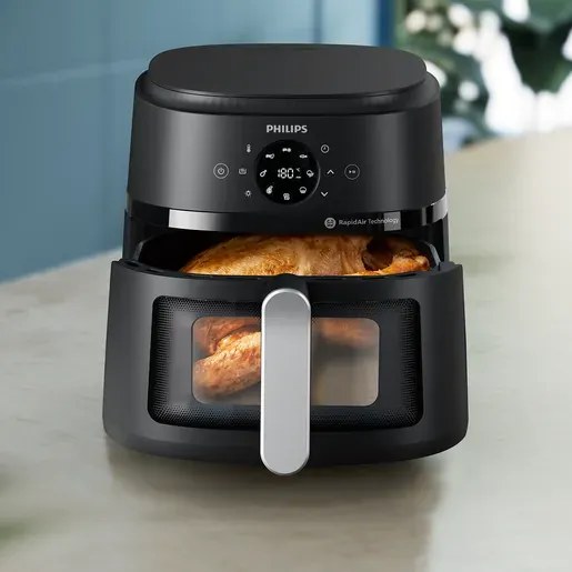 Philips 2000 Series Airfryer 2000 series, objem 6,2 l (stříbrná) NA231/00