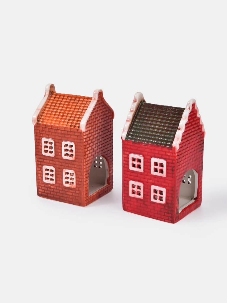 Sinsay - Svícny ve tvaru domečků 2 pack - vícebarevná