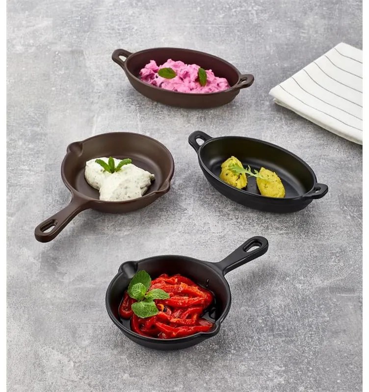 KULSAN TERRA MELAMÍNOVÁ SERVÍROVACÍ PANVICE 24 CM HNĚDÁ