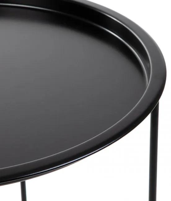 Příruční stolek STALDIS černý 868714