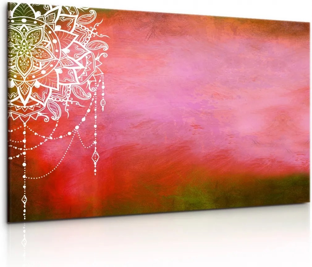 Malvis Malvis Obraz Mandala červeného potěšení  90x60 cm