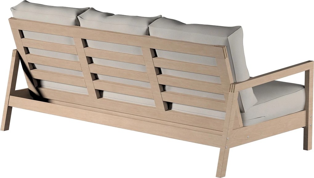 Potah na pohovku IKEA Lillberg 3-místná nerozkládací barva šedá látka pletený vzor