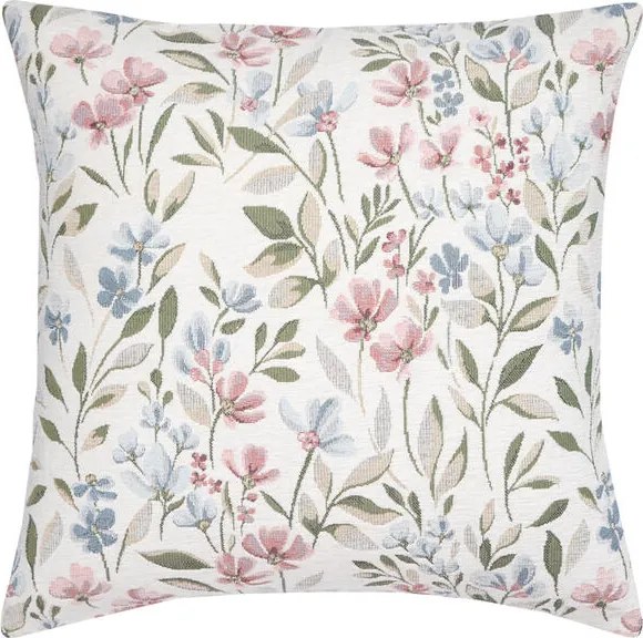 SCANquilt povlak SOFAS emmeline růžovomodrá 45 x 45 cm