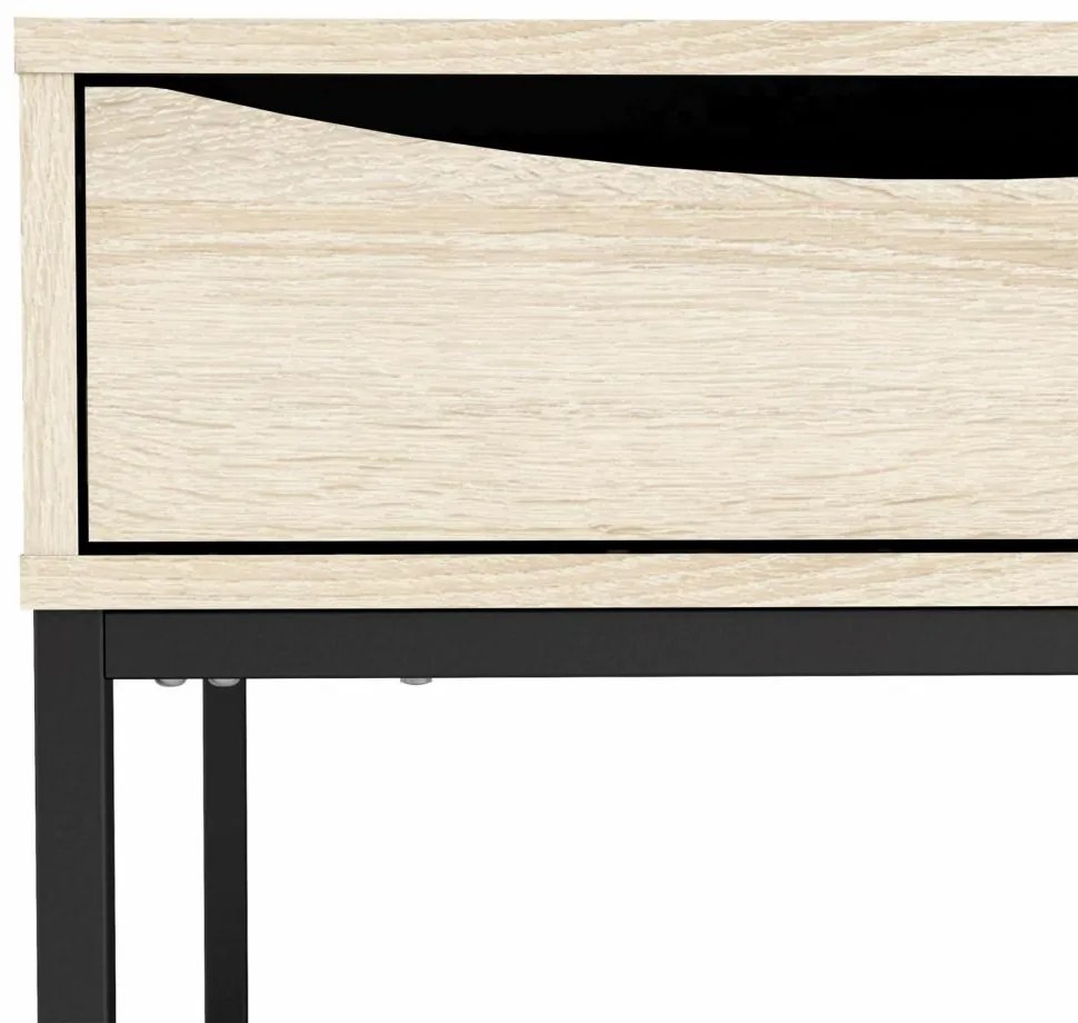 NEW:Konferenční stolek Shelby černý MAT/dub sonoma