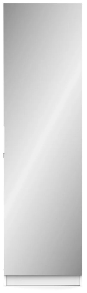 IDEA Botník se zrcadlem 305397 bílý