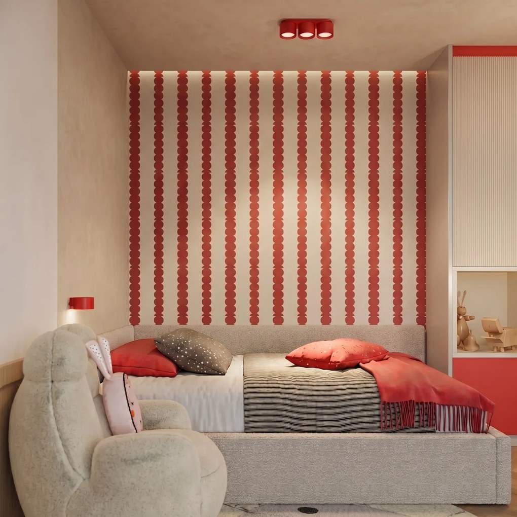Sollux Lighting Stropní svítidlo MODO 3 červené GX53
