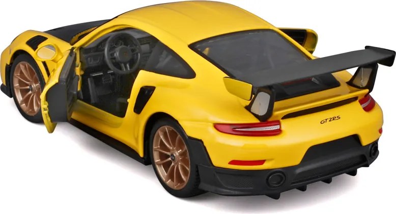 Maisto - Stavebnice - Porsche 911 GT2 RS, žlutá, 1:24