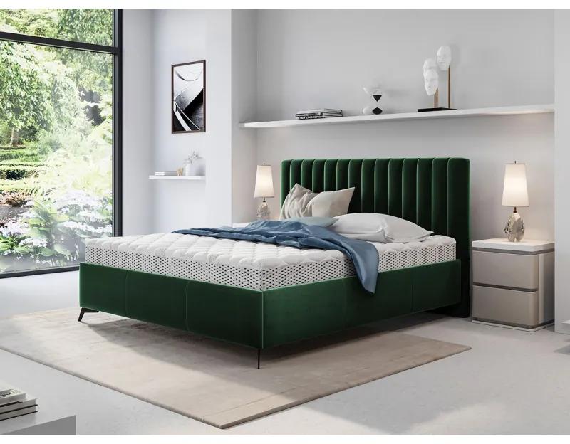 Manželská postel s úložným prostorem na ložní prádlo Lizubo, Rozměr postele: 180x200, Potah: Fresh 11
